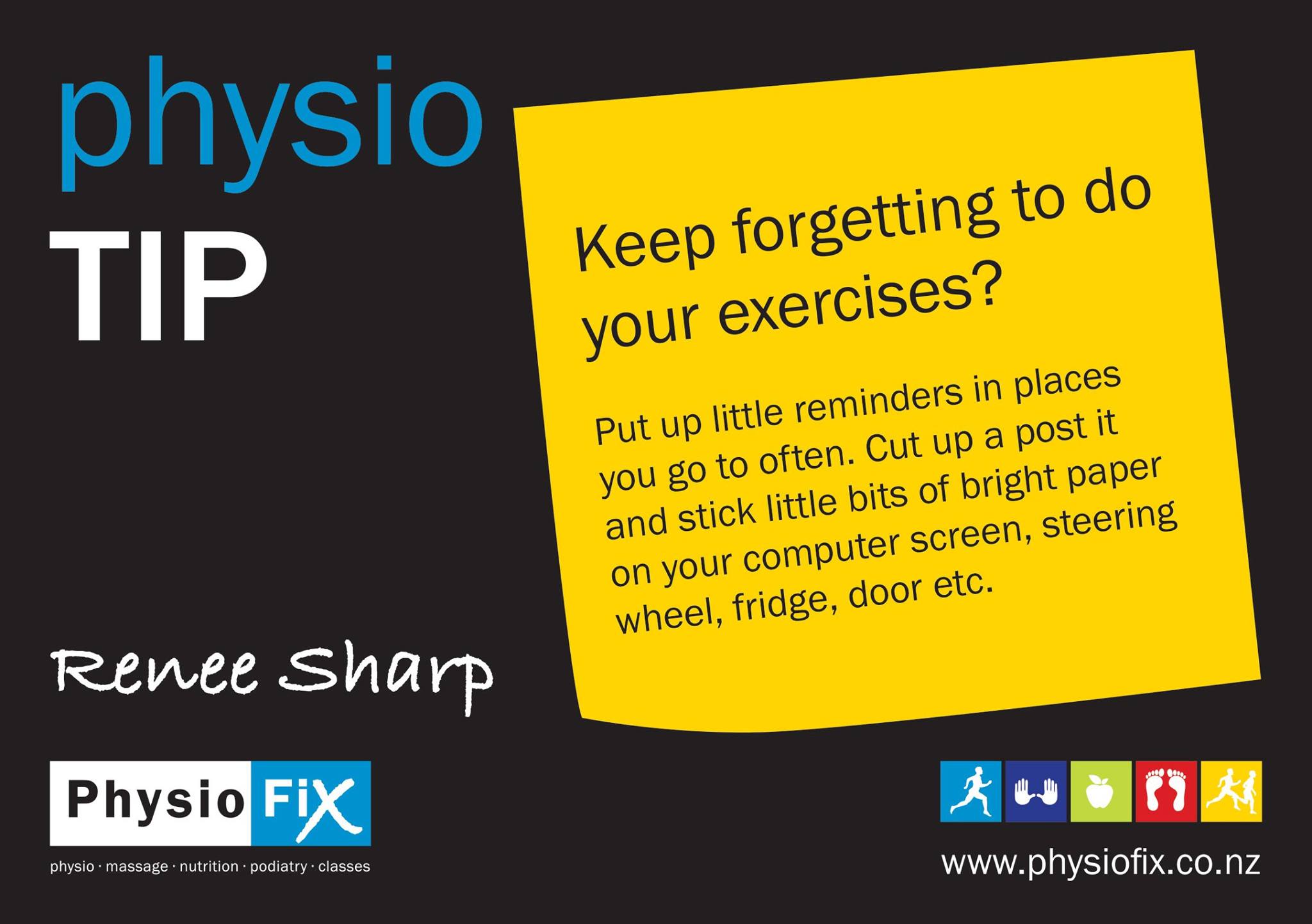physio TIP from Renee Sharp – Physio Fix